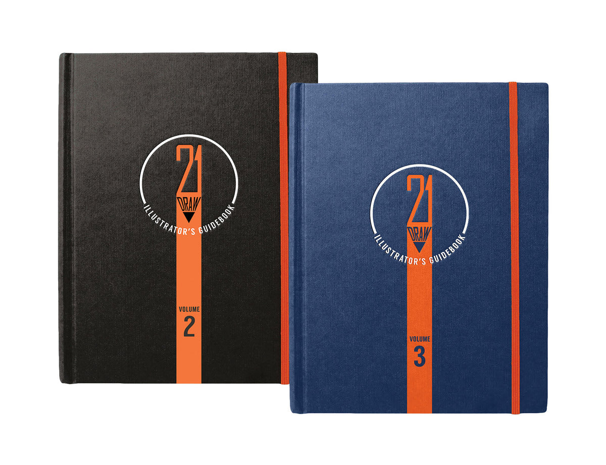Illustrator's Guidebook 2 & 3 (HARDCOVER + EBOOKS) – 21 Draw